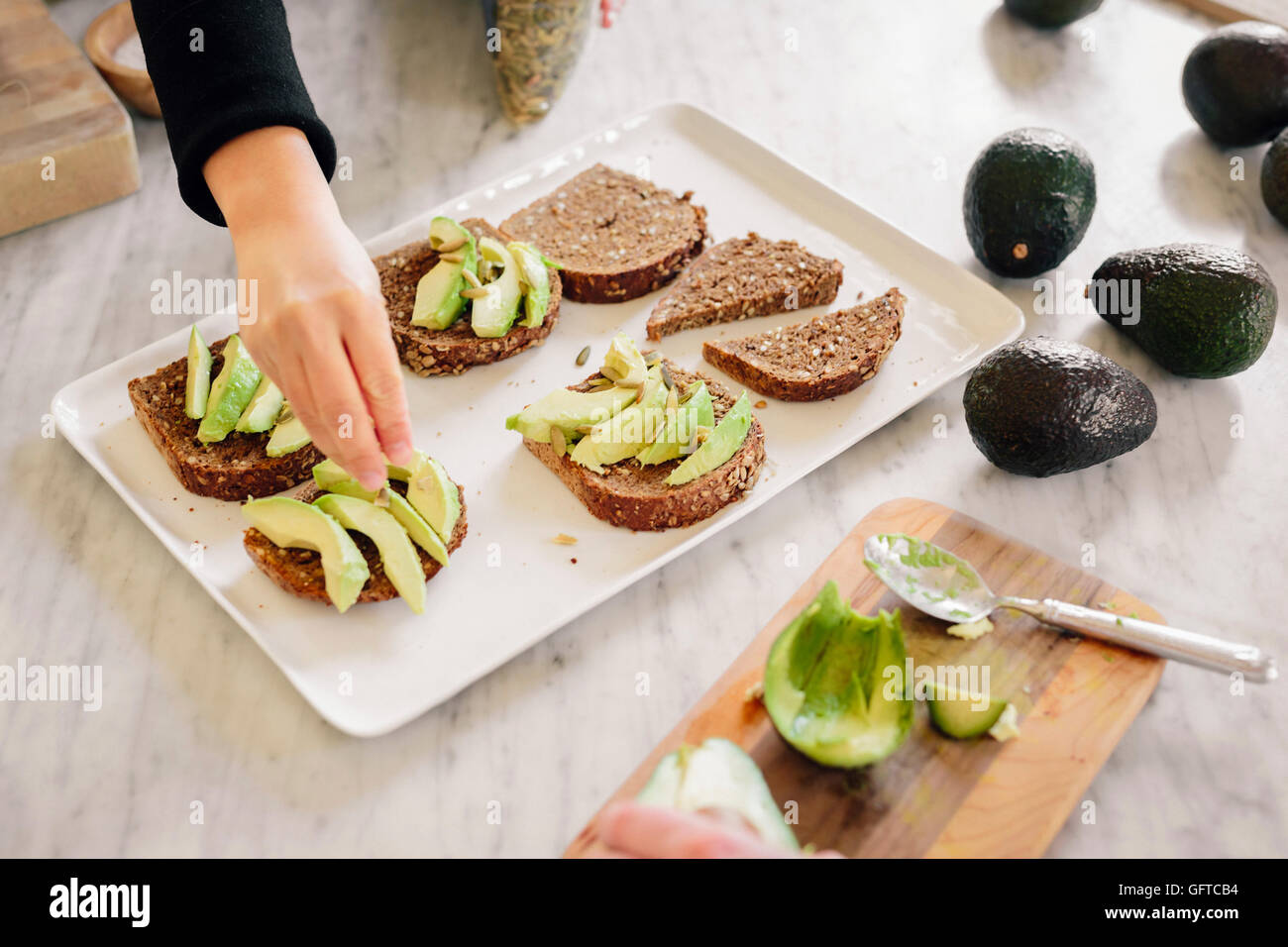 Open sandwiches hi-res stock photography and images - Alamy