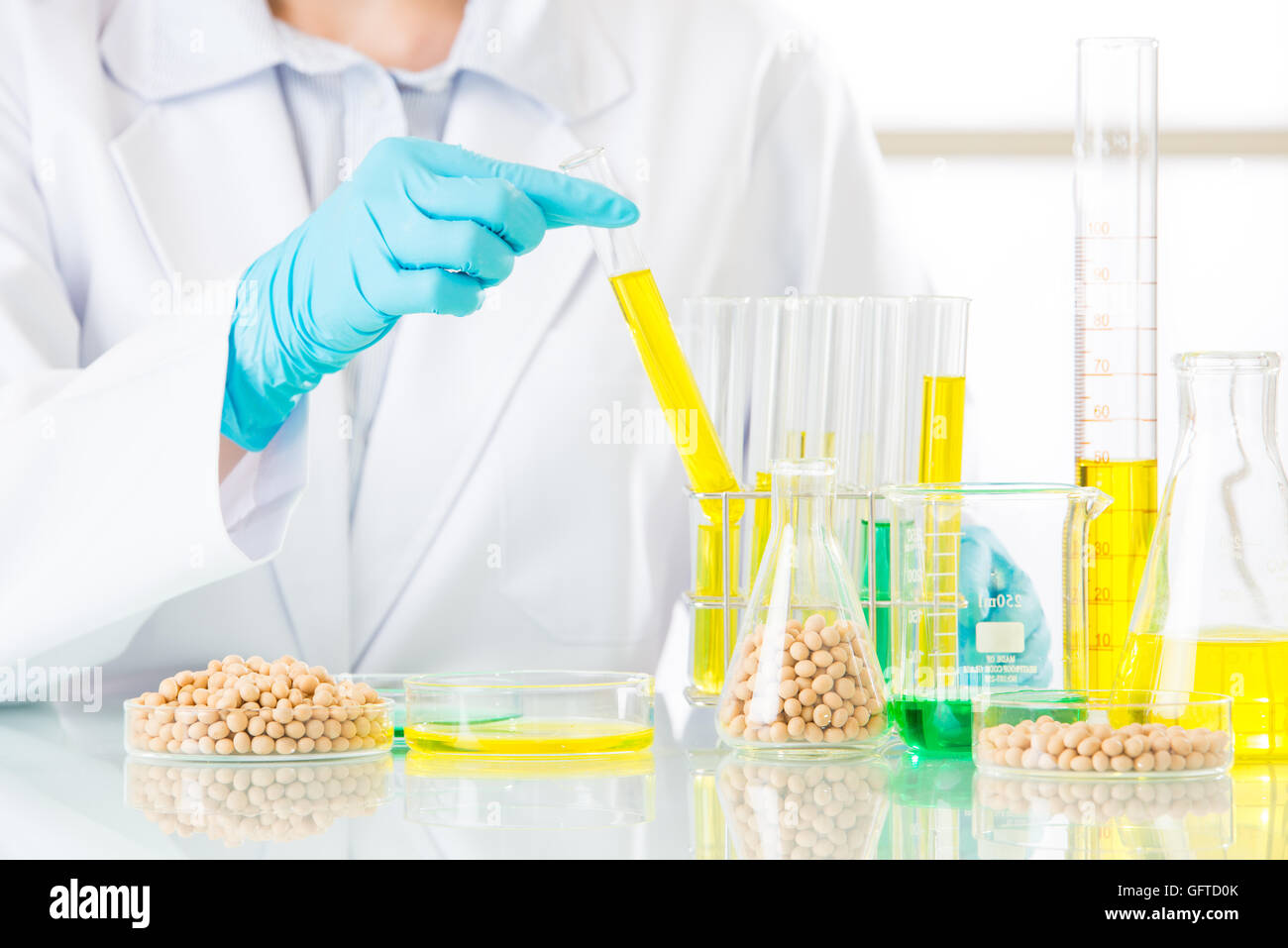 Biotechnology lab to develop genetic modification food for future Stock ...