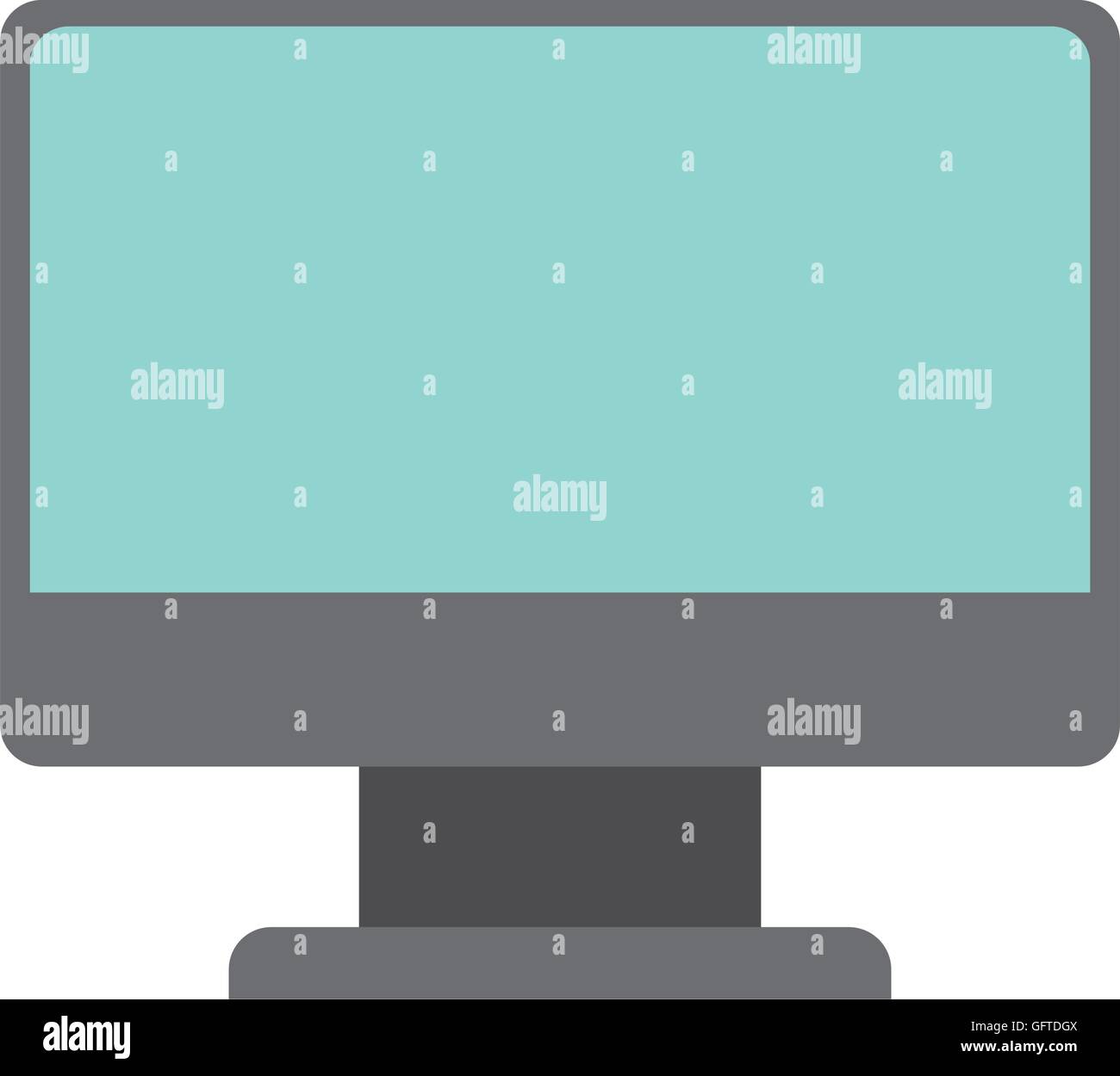 monitor computer desktop icon Stock Vector Image & Art - Alamy