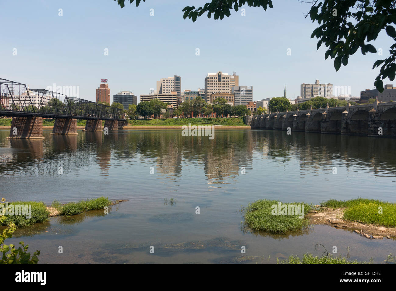 City island bridge harrisburg pennsylvania hi-res stock photography and ...