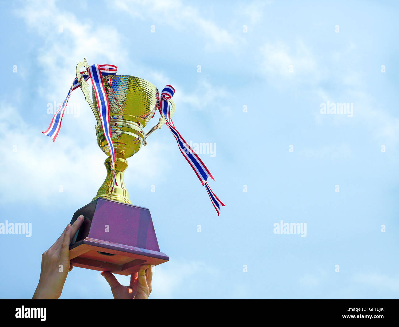 Golden trophy hi-res stock photography and images - Alamy