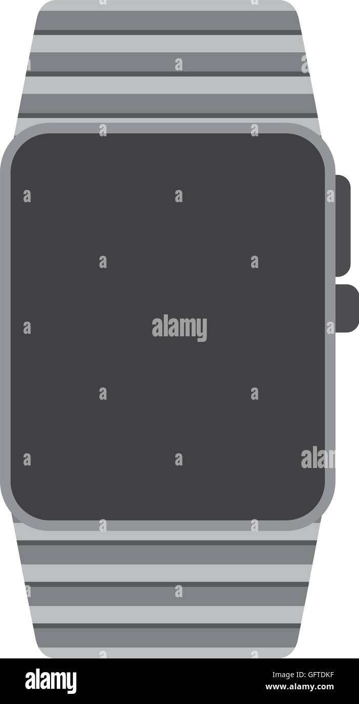 smartwatch wrist wearable icon Stock Vector Image & Art - Alamy