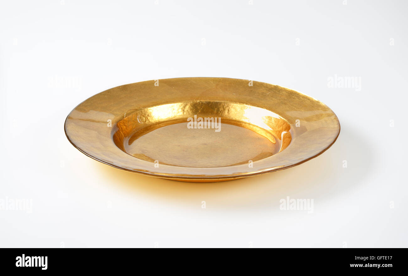 Gold plate hi-res stock photography and images - Alamy