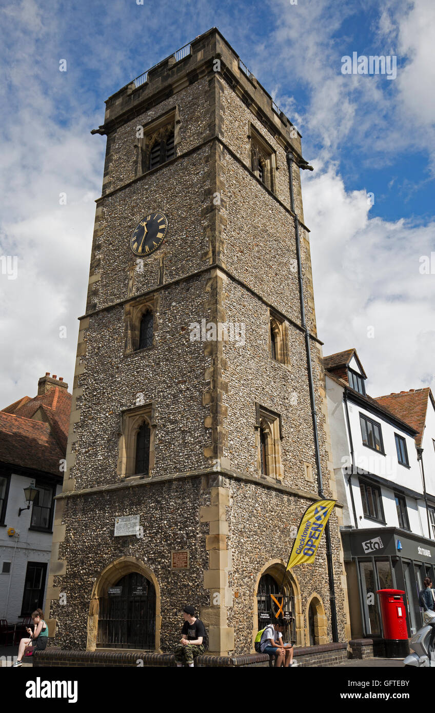 St albans clocktower hi-res stock photography and images - Alamy