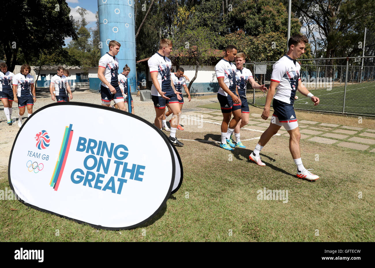 Team gb rugby 7s team training camp hi-res stock photography and images ...