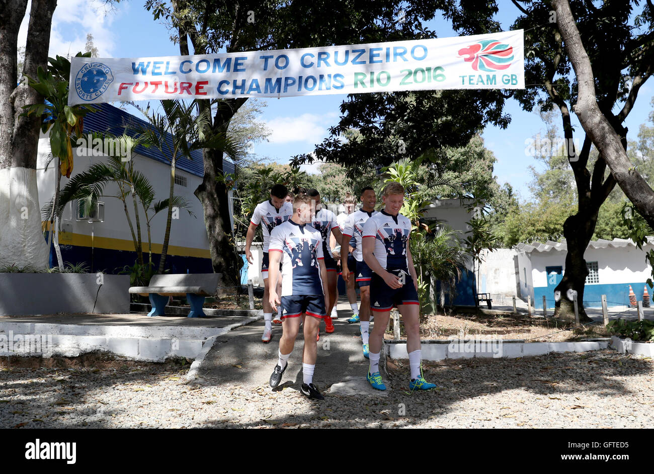 Team gb rugby 7s team training camp hi-res stock photography and images ...