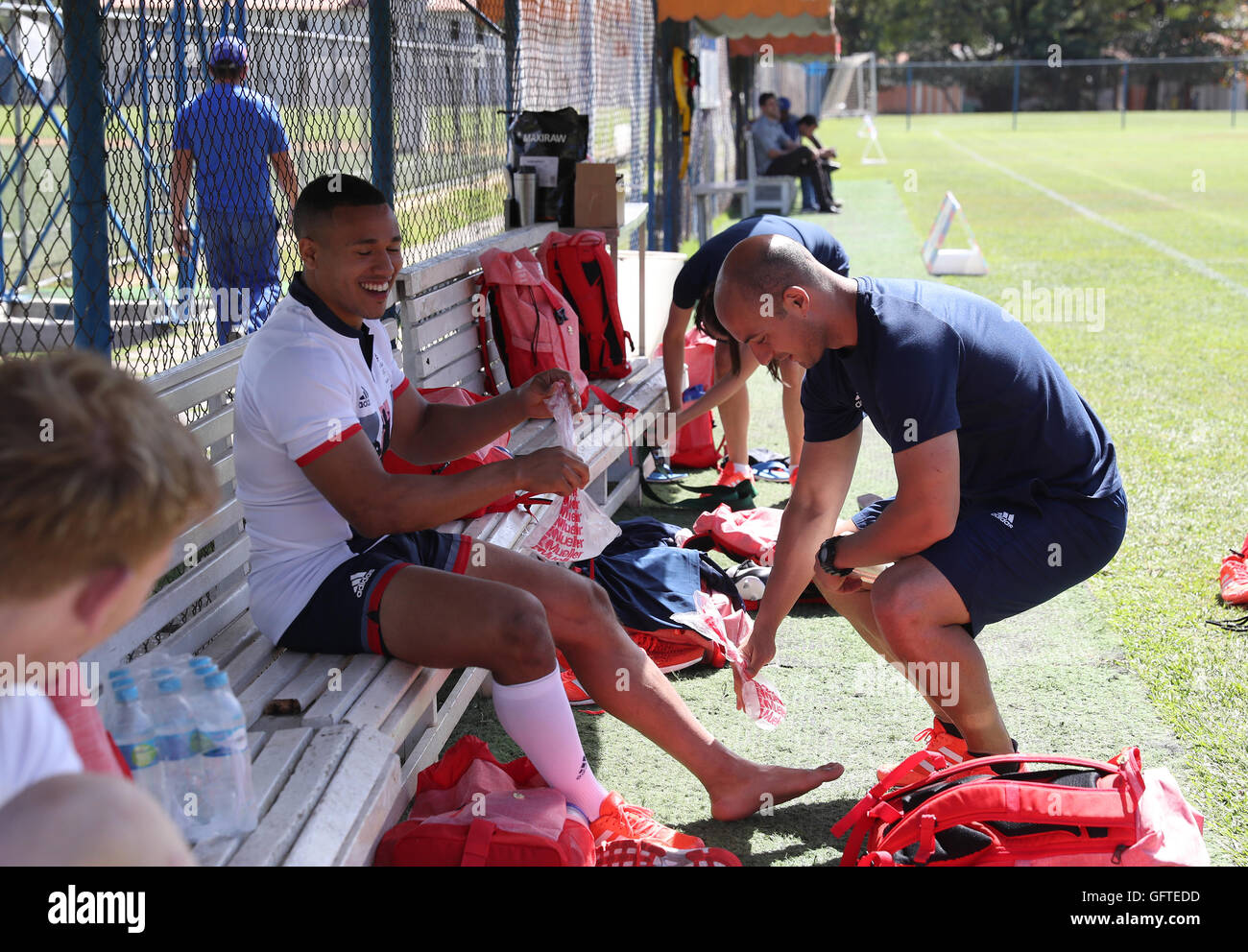 Team gb rugby 7s team training camp hi-res stock photography and images ...