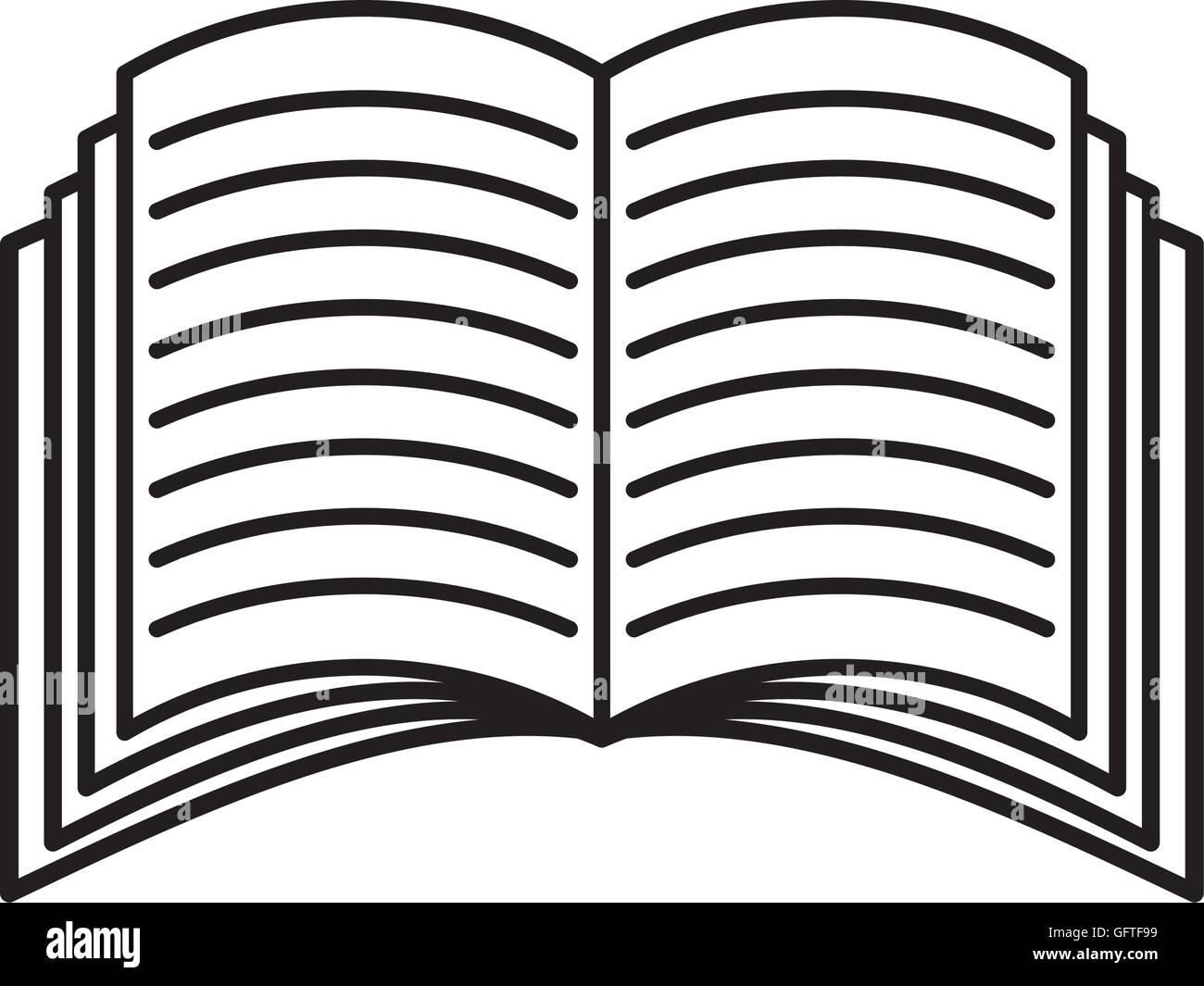 book text open icon Stock Vector Image & Art - Alamy