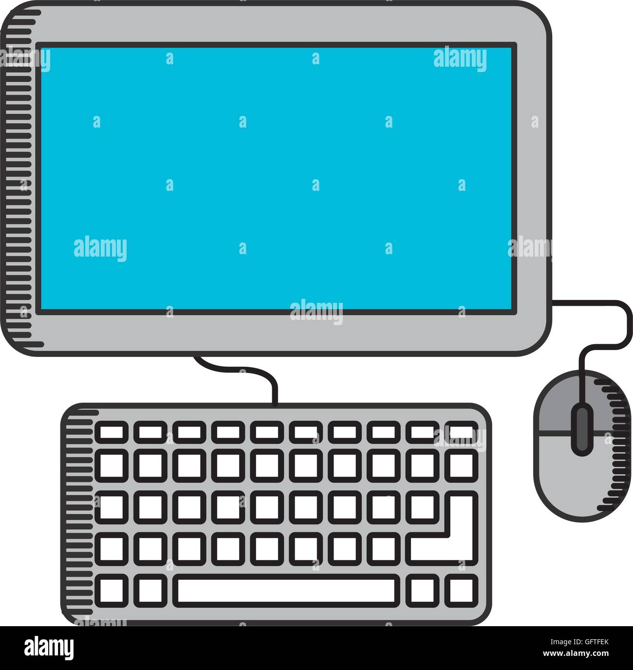 desktop computer desktop icon Stock Vector Image & Art - Alamy