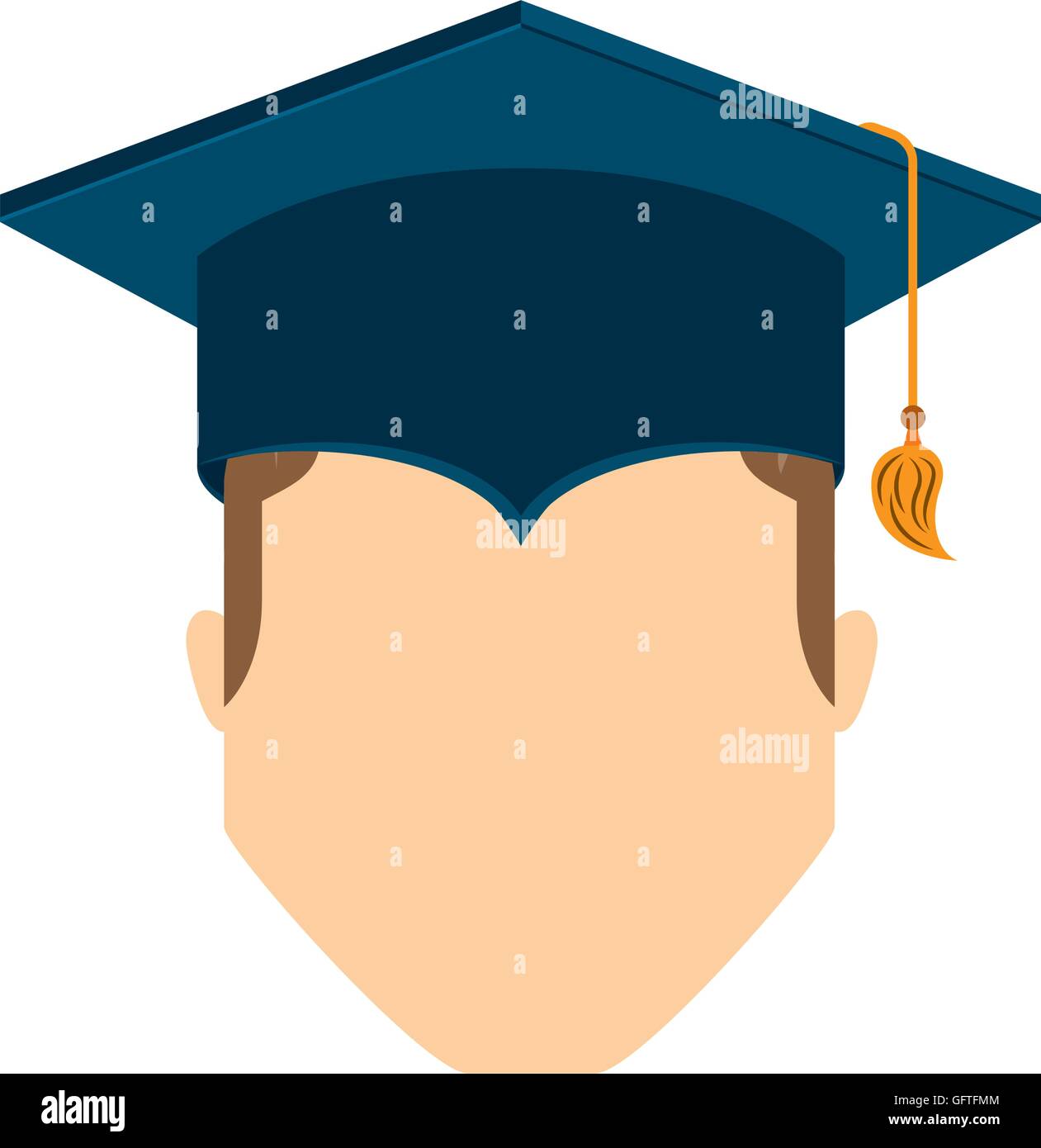 man graduation graduated icon Stock Vector Image & Art - Alamy