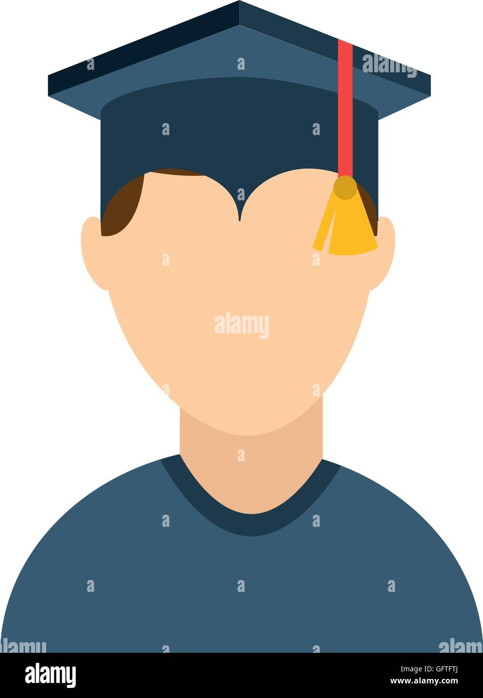 man graduation graduated icon Stock Vector Image & Art - Alamy