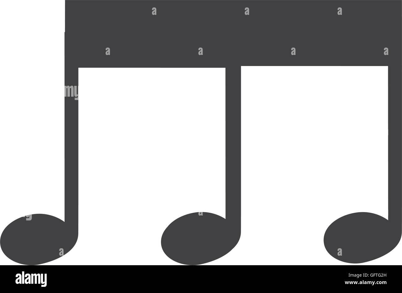 note music silhouette icon Stock Vector Image & Art - Alamy