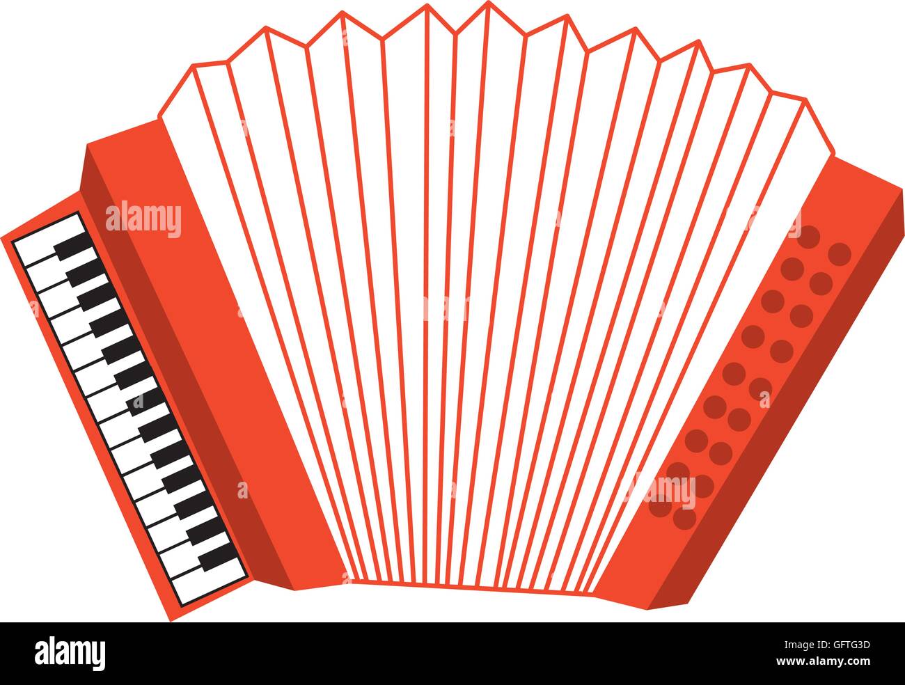 acordion musical instrument icon Stock Vector Image & Art - Alamy