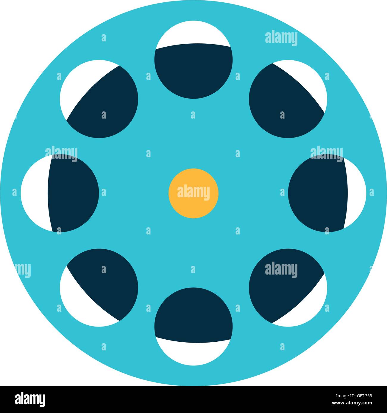 tape reel roll icon Stock Vector Image & Art - Alamy