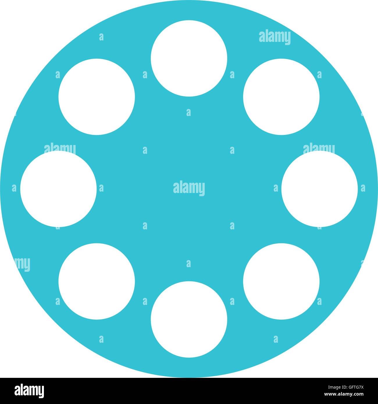 tape reel roll icon Stock Vector Image & Art - Alamy