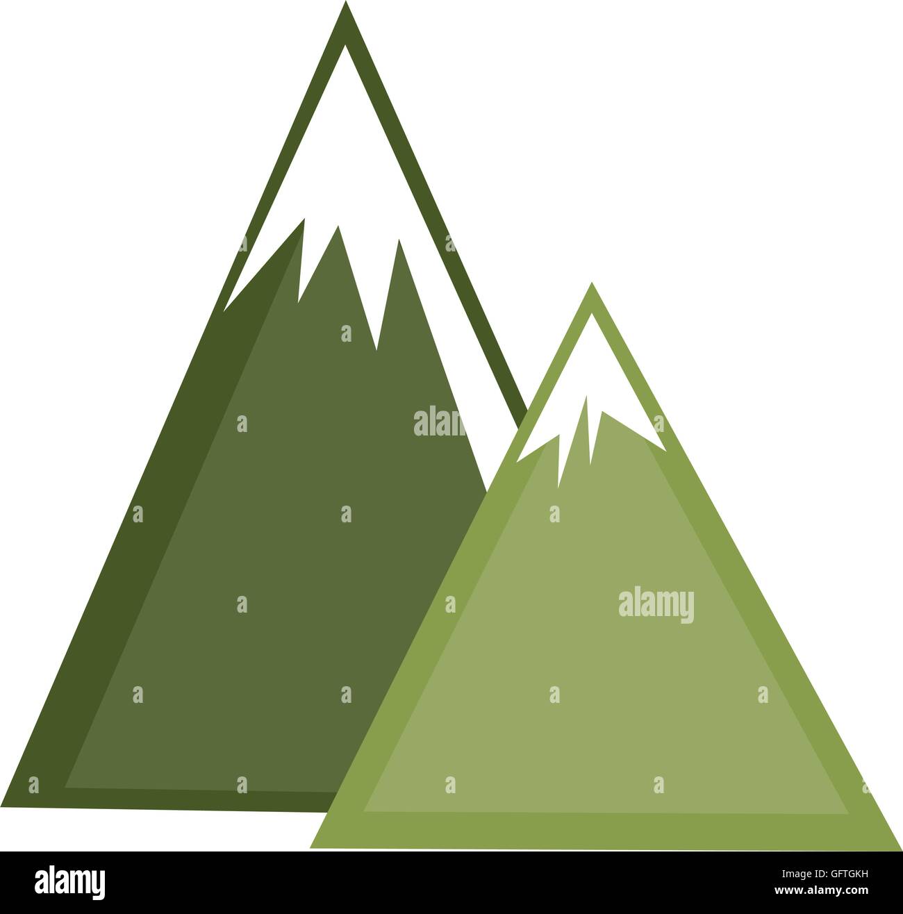 mountains ice natural icon Stock Vector Image & Art - Alamy