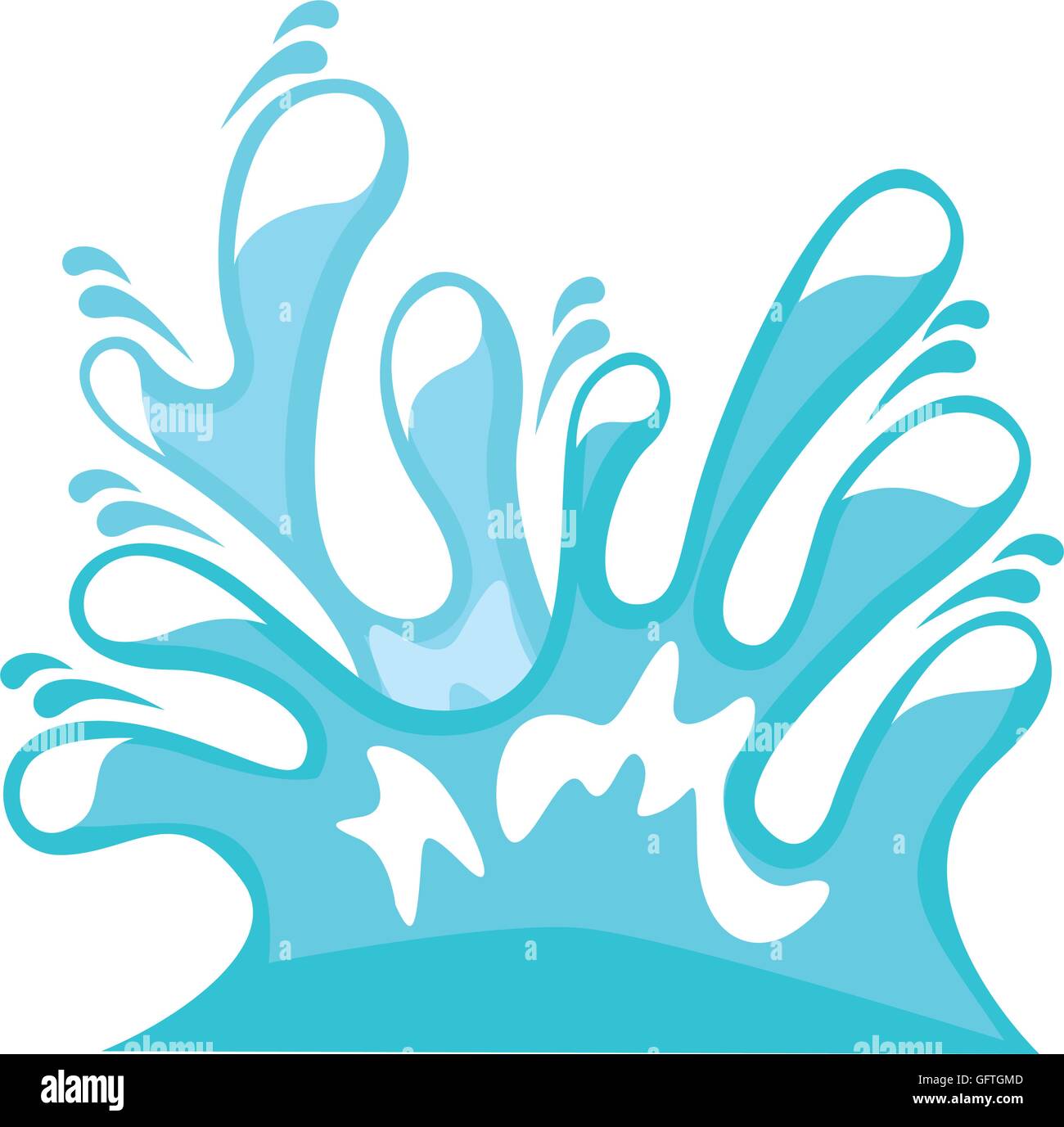 water drops splash icon Stock Vector Image & Art - Alamy