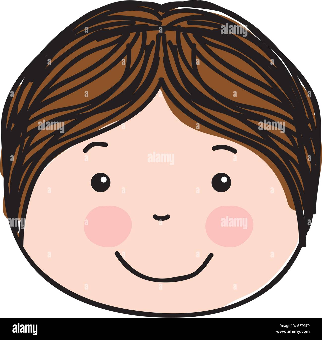 little boy face icon Stock Vector Image & Art - Alamy