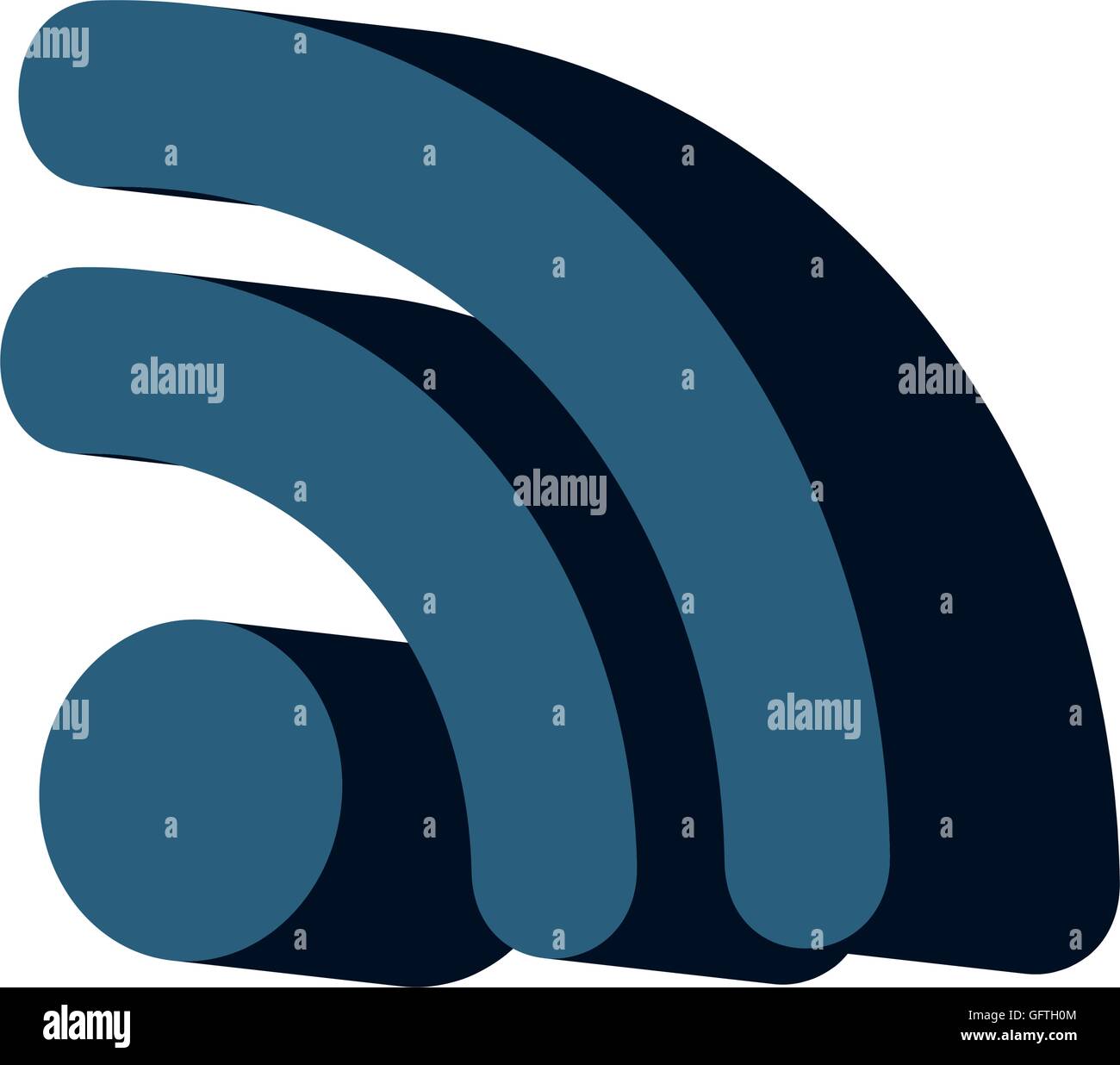 wifi waves signal icon Stock Vector Image & Art - Alamy