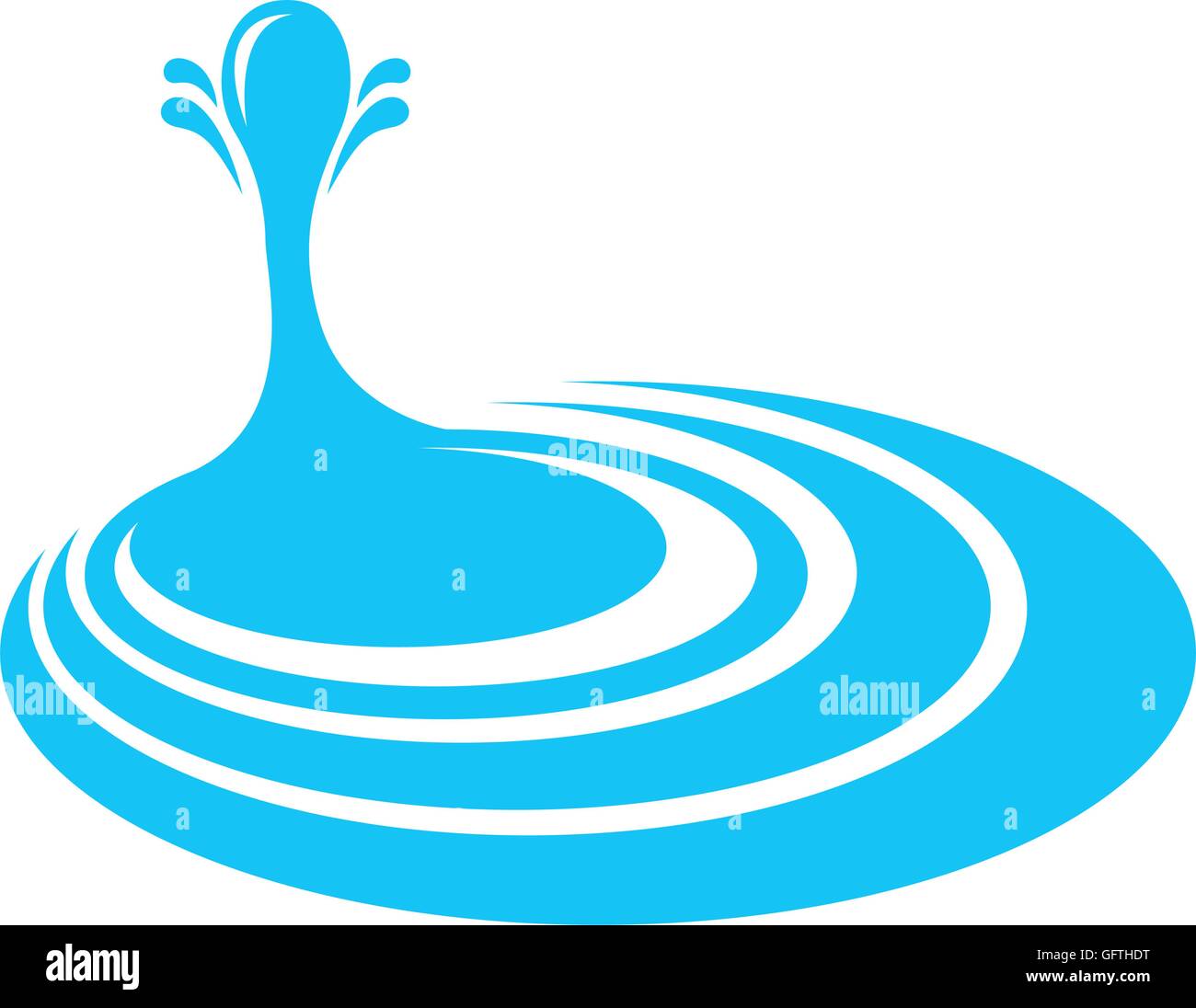 water drops splash icon Stock Vector Image & Art - Alamy
