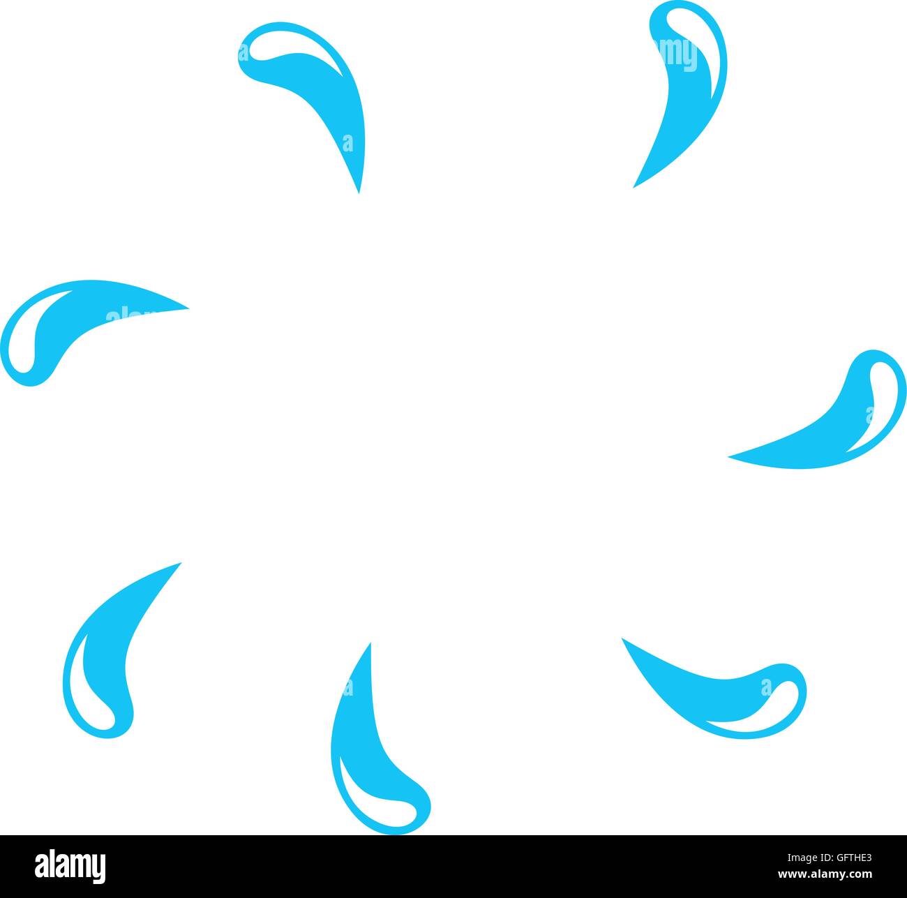 water drops splash icon Stock Vector Image & Art - Alamy