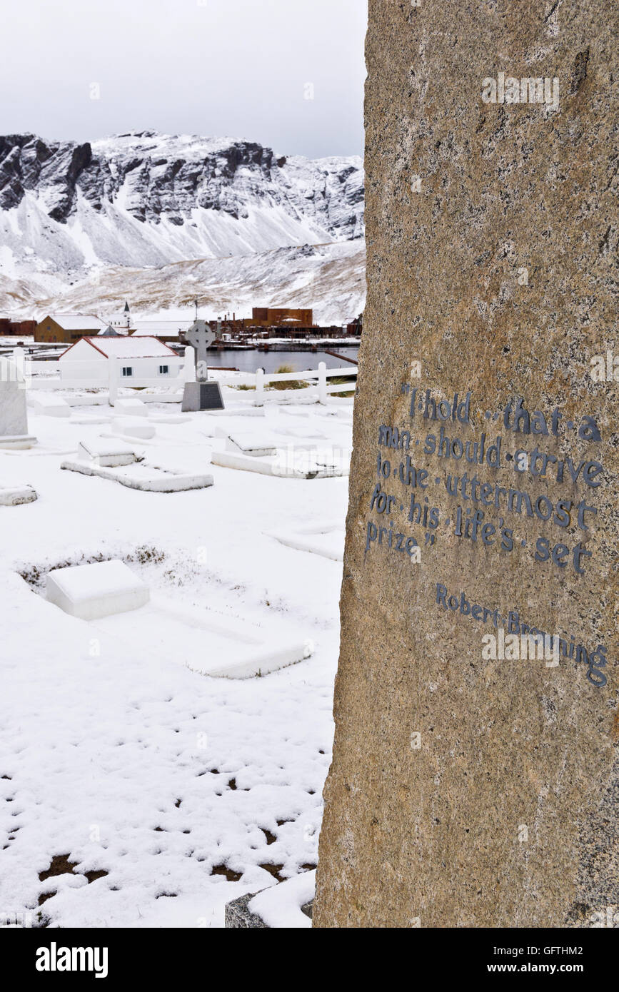 Shackletons grave hi-res stock photography and images - Alamy