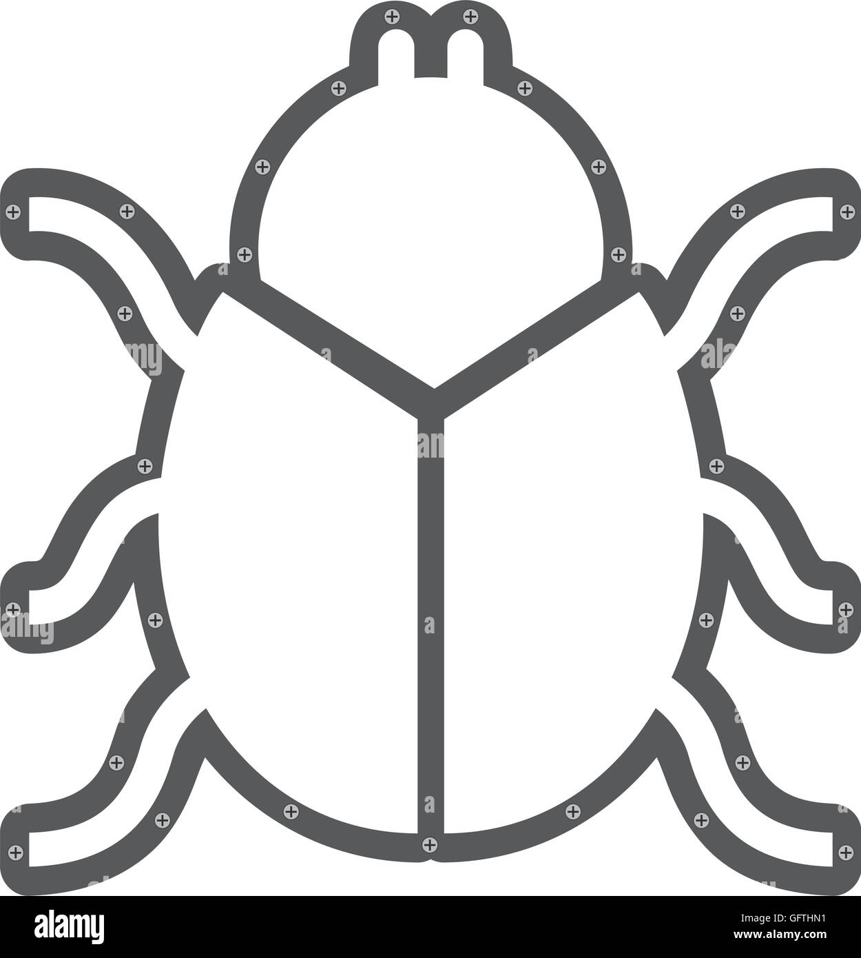scarab beetle animal Stock Vector Image & Art - Alamy