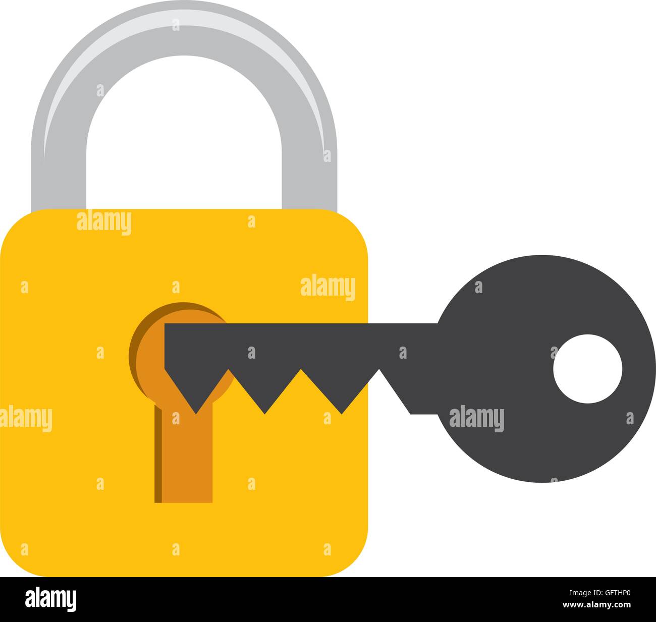 padlock lock security icon Stock Vector Image & Art - Alamy