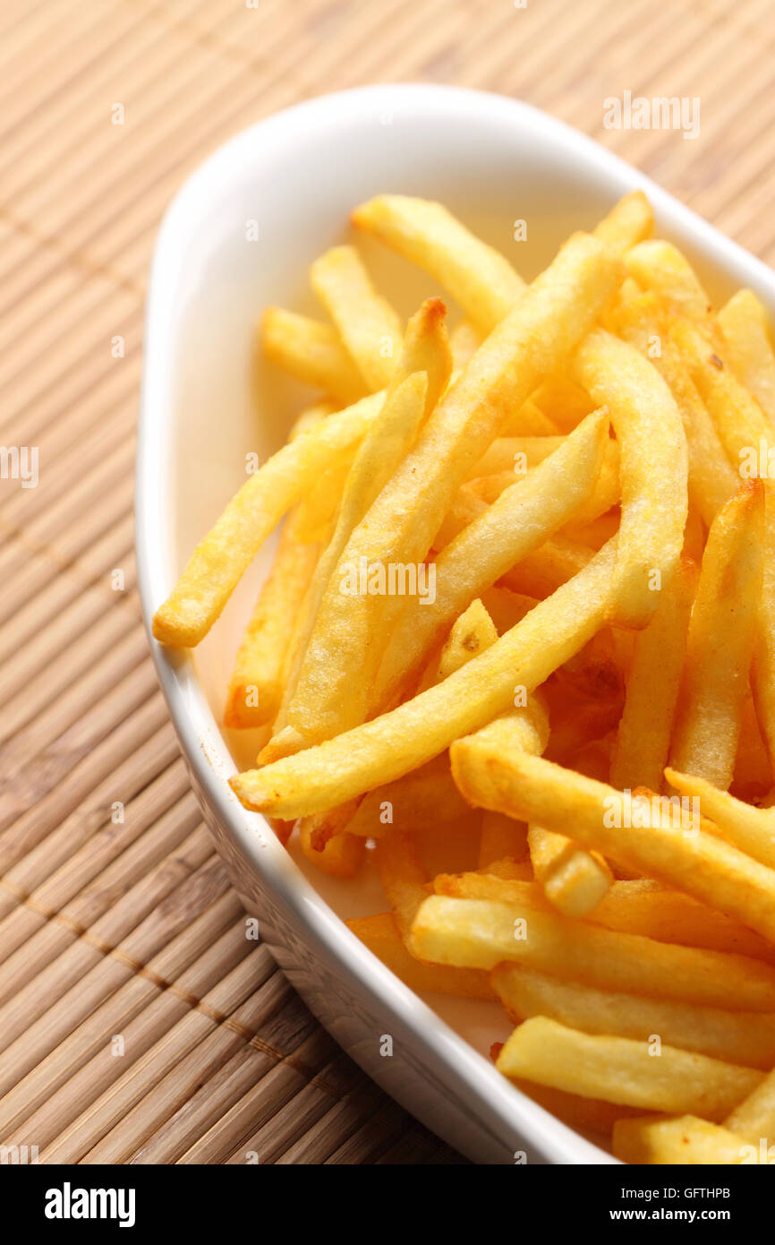 Straight cut fries hi-res stock photography and images - Alamy