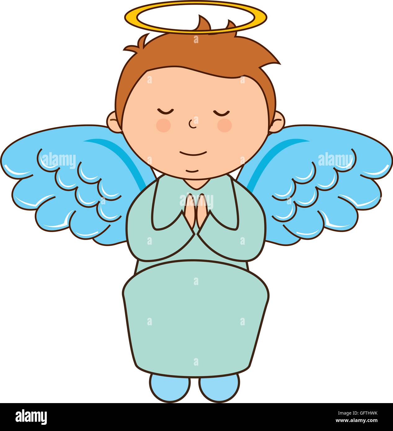 angel boy character icon Stock Vector Image & Art - Alamy