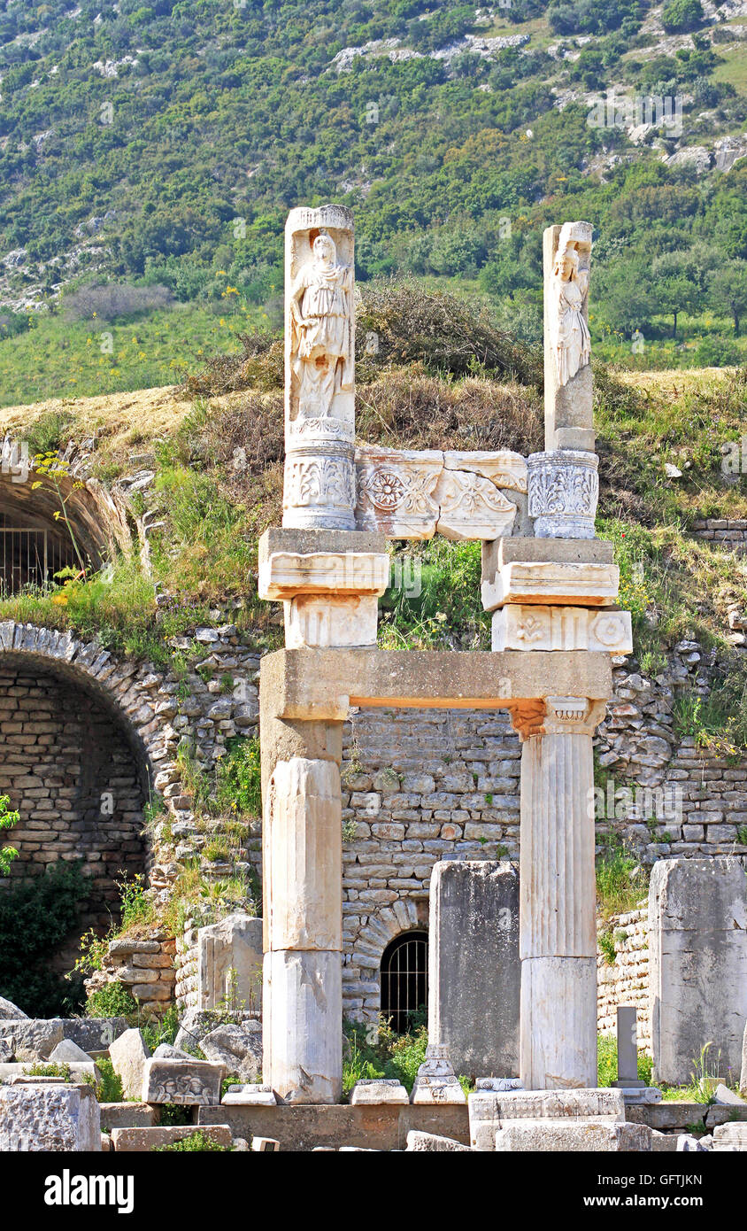 Ruins of the ancient Greek city Ephesus, Turkey Stock Photo - Alamy