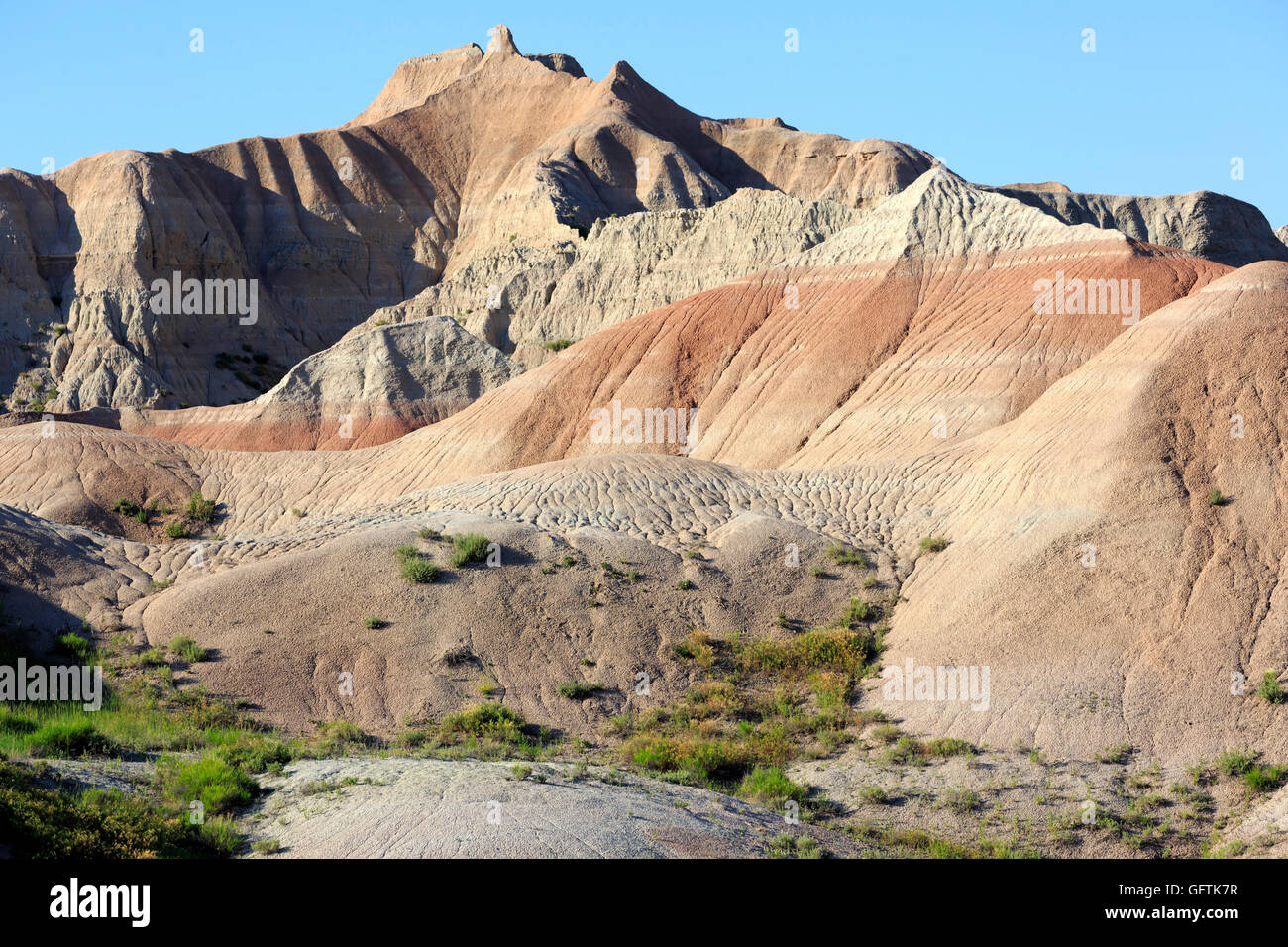 Rock formations badlands national park hi-res stock photography and ...