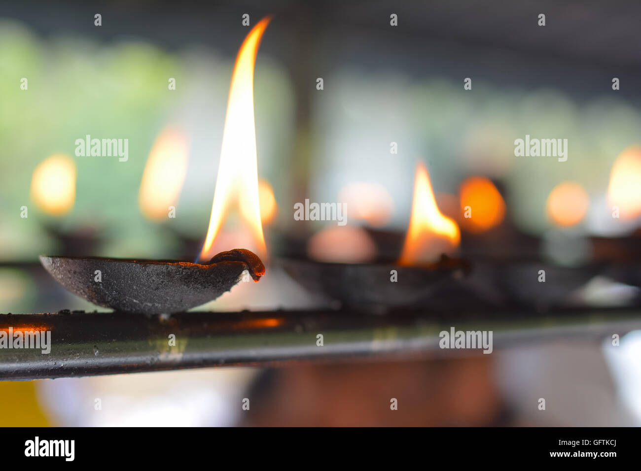 Traditional Sri Lankan Clay Oil Lamps Stock Photo - Alamy