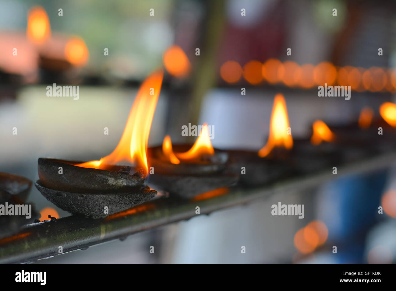 Traditional Sri Lankan Clay Oil Lamps Stock Photo - Alamy