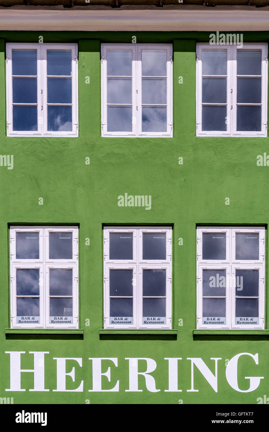 Restaurant Heering in Nyhavn, Copenhagen harbour, Copenhagen, Denmark ...