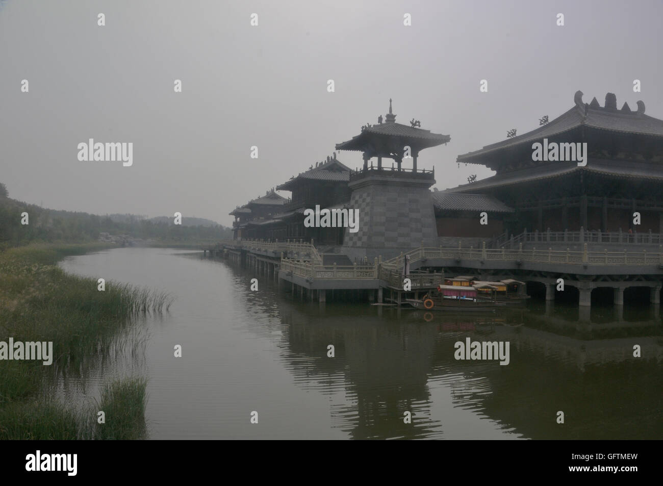 Entrance to Yungang Grottoes, Datong, Shanxi, China Stock Photo - Alamy