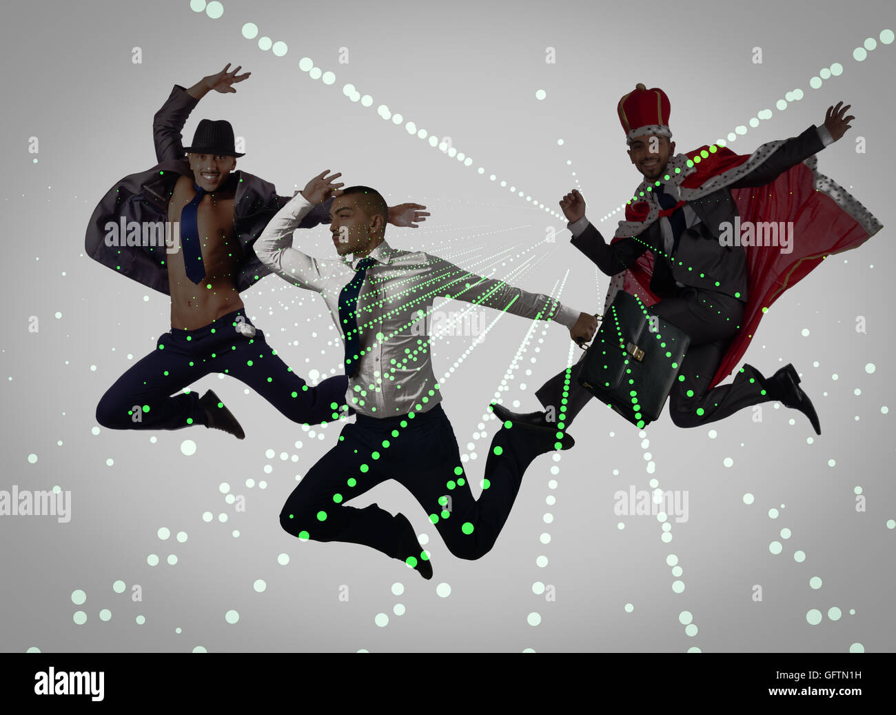 Group of dancer in dancing abstract concept Stock Photo - Alamy