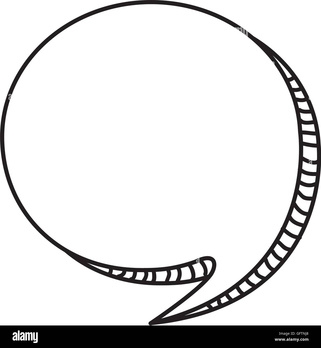 speech bubble monochrome message icon Stock Vector Image & Art - Alamy