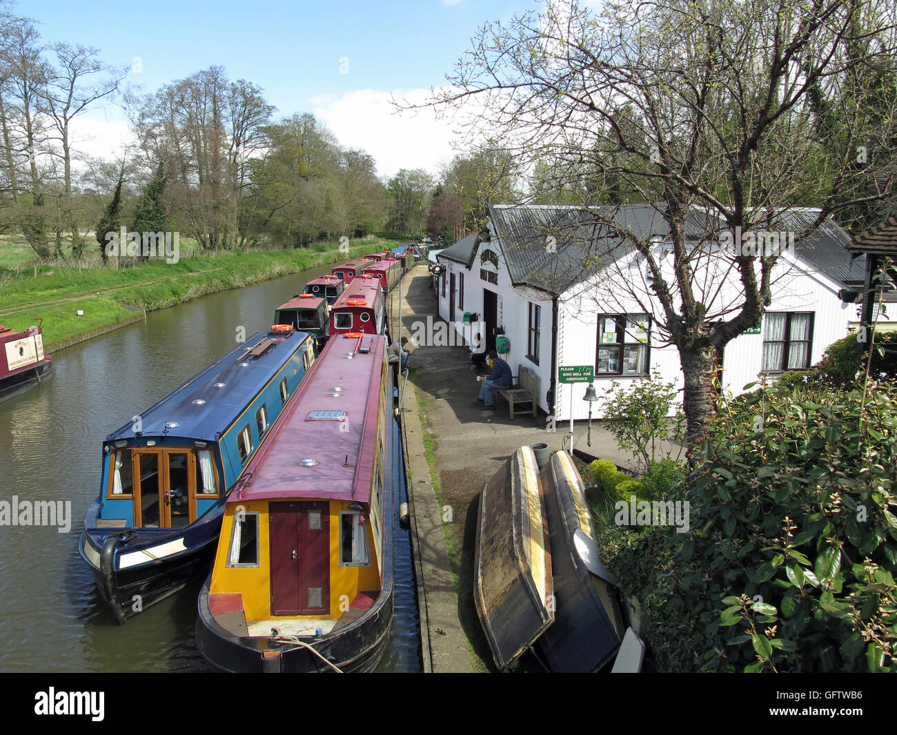 Farncombe Boat House Stock Photo - Alamy