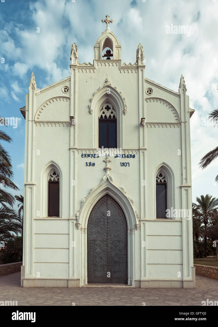 Photo Picture of a Small Church in Spain Stock Photo - Alamy