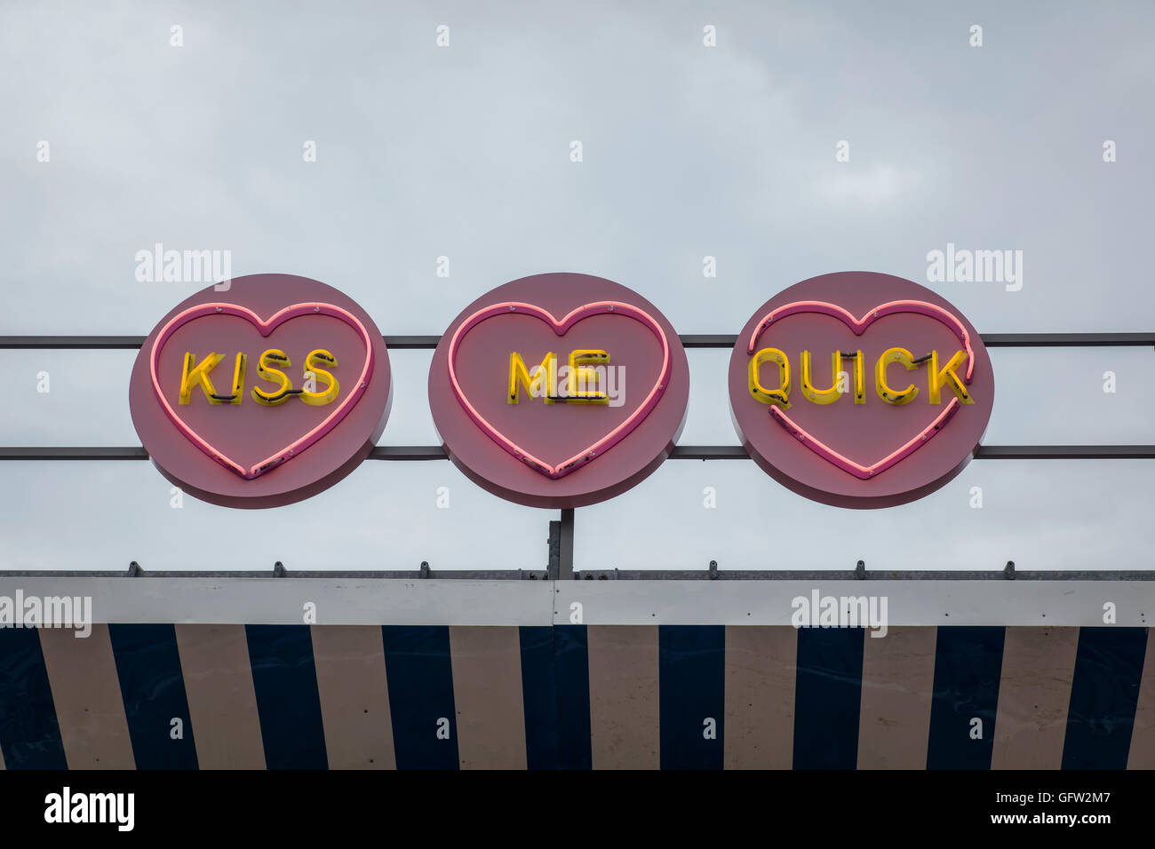 Kiss me quick seaside hi-res stock photography and images - Alamy
