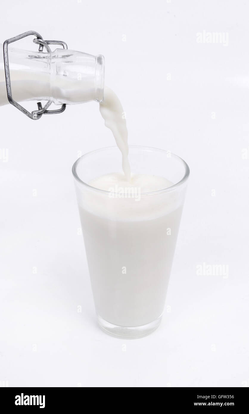 Lactic acid milk glass hi-res stock photography and images - Alamy