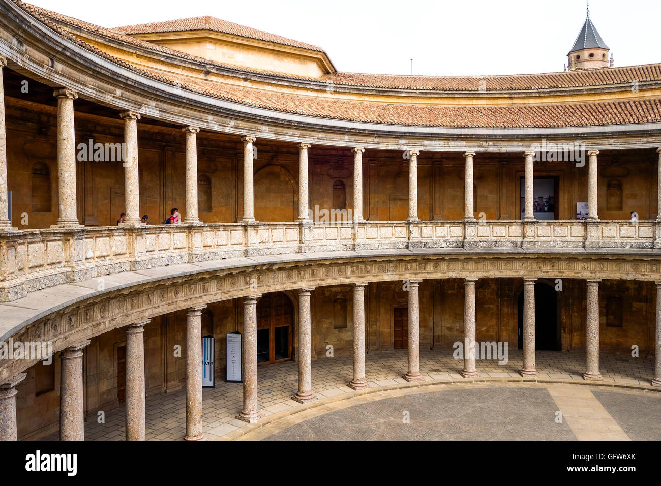 Palace of Charles V, King and elected Emperor, at Alhambra, Granada ...