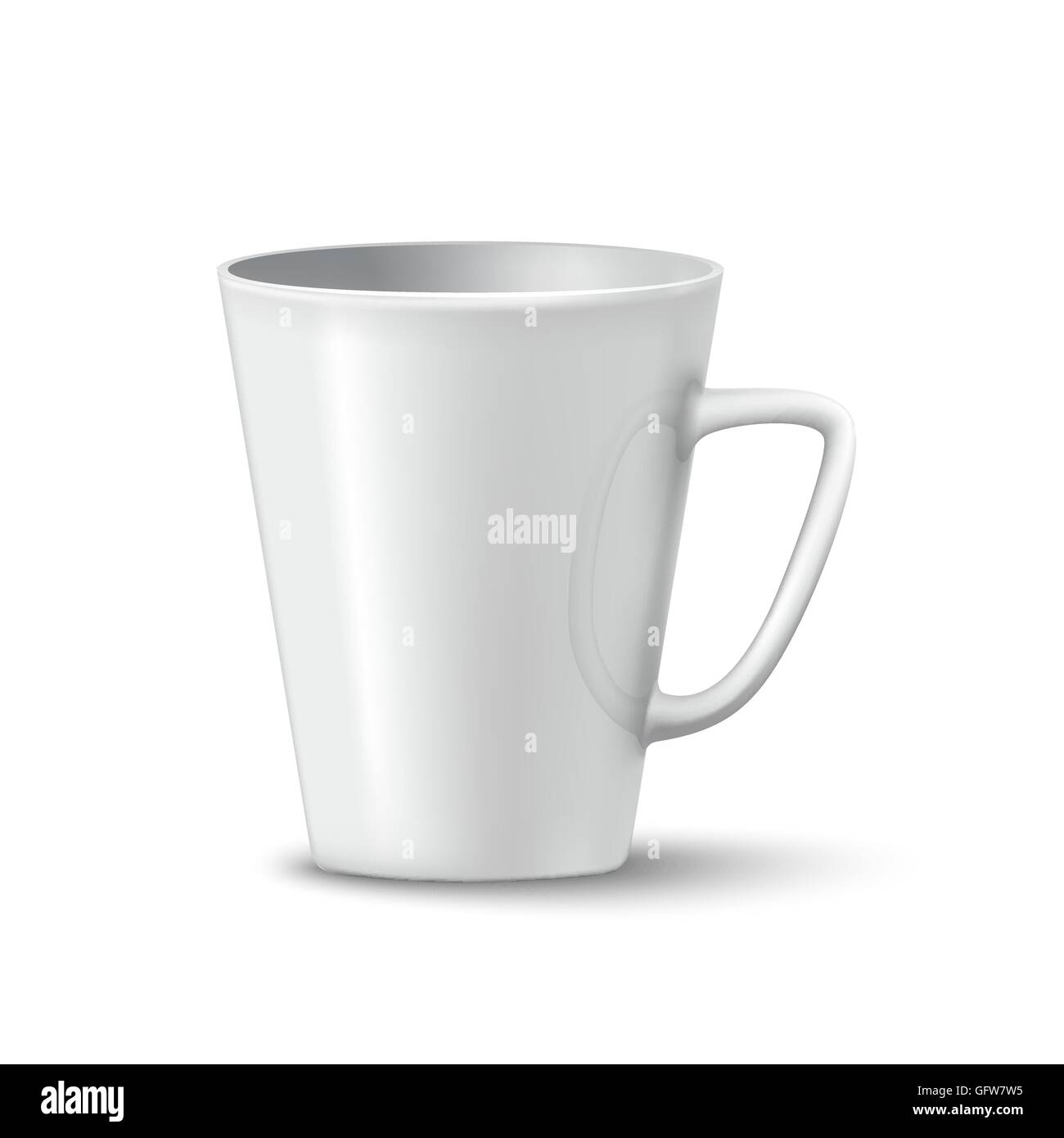 Blank cup branding on Stock Vector Images - Alamy