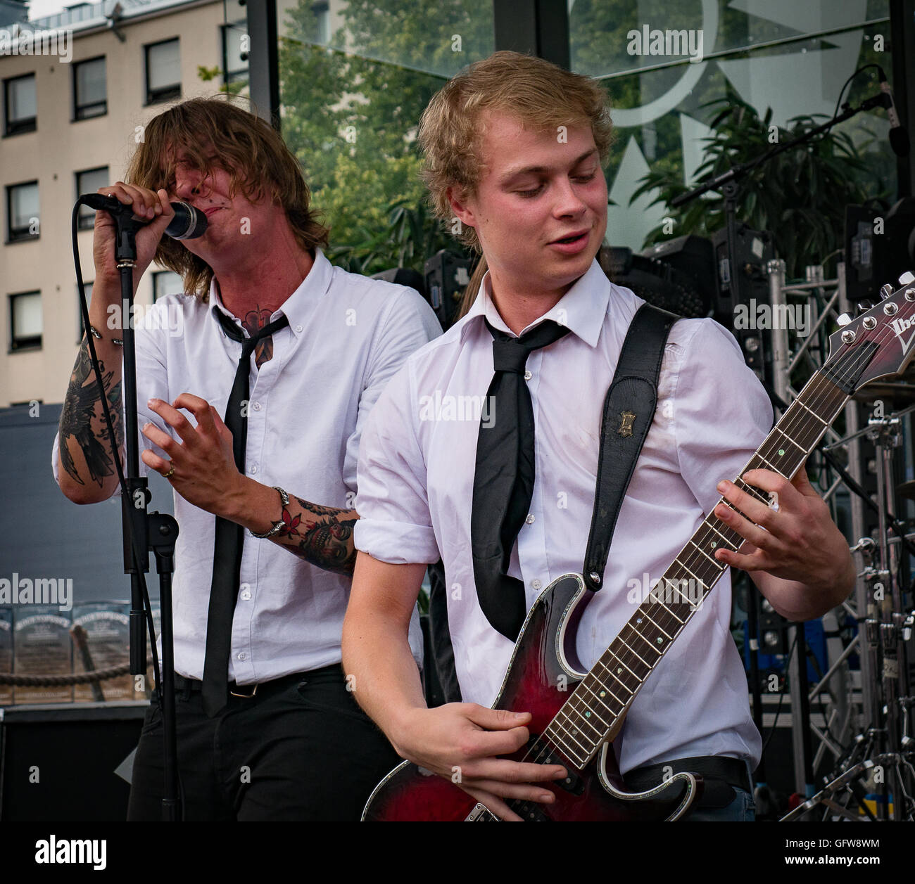 Rock Band, Performance, Music Stock Photo - Alamy