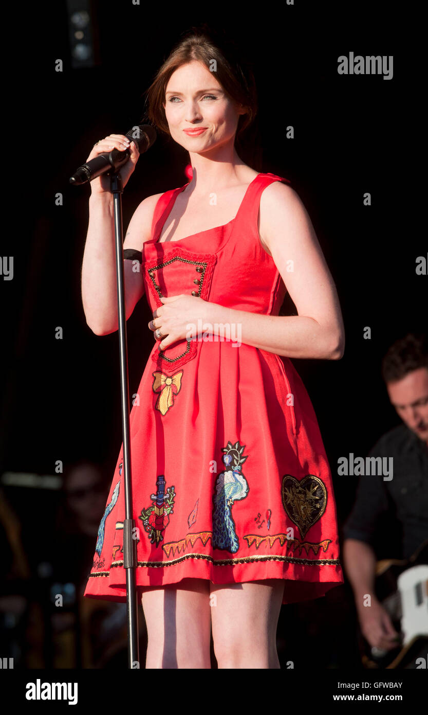 Sophie Ellis Bextor on stage at Camp Bestival Lulworth Castle & Park ...