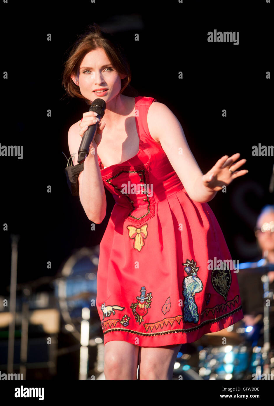 Sophie Ellis Bextor on stage at Camp Bestival Lulworth Castle & Park ...