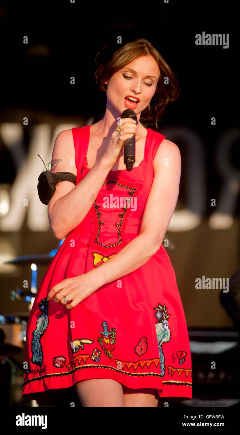 Sophie Ellis Bextor on stage at Camp Bestival Lulworth Castle & Park ...