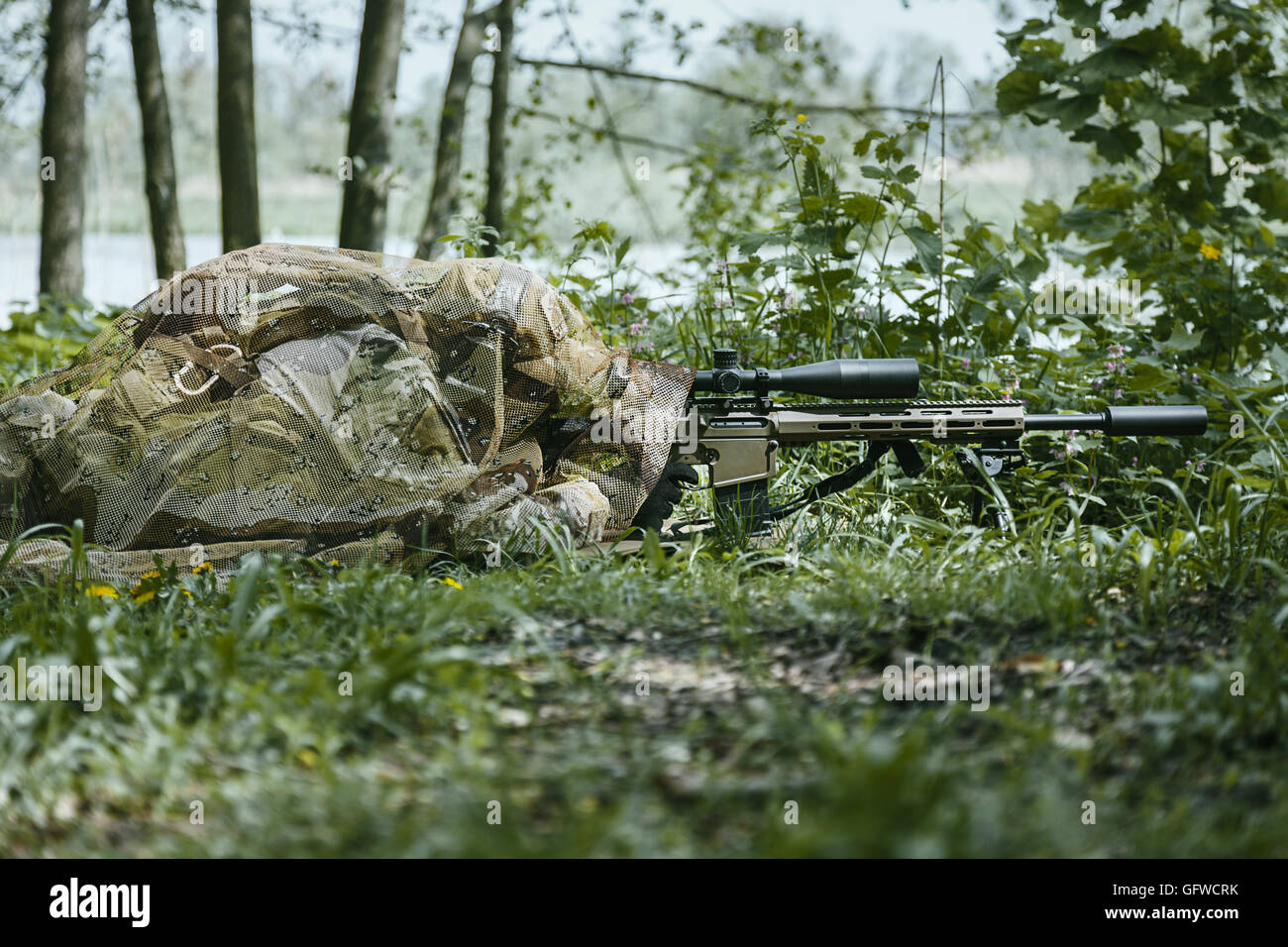 Green Berets sniper Stock Photo - Alamy
