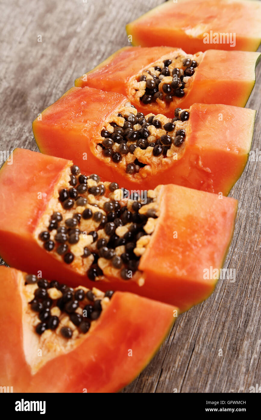 Raw Papaya High Resolution Stock Photography and Images - Alamy